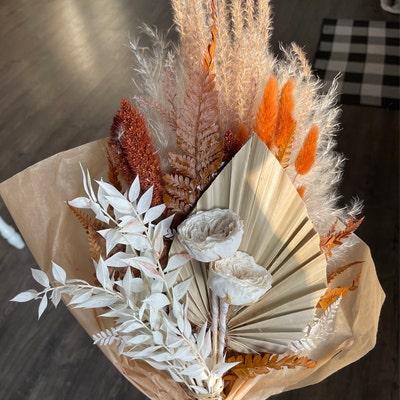 Terracotta Rust Cake Flowers, Flat Lay Flowers, DIY/ Wedding Flowers ...