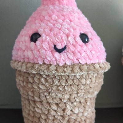 Ice Cream Cone Plush Crochet PATTERN Amigurumi - Etsy