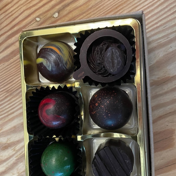 Dark Chocolate Box of Chocolate Dark Chocolate Gift for Friend Gift ...