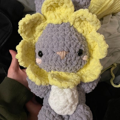 Crochet Flower Bunny Plushie PATTERN PDF - Etsy