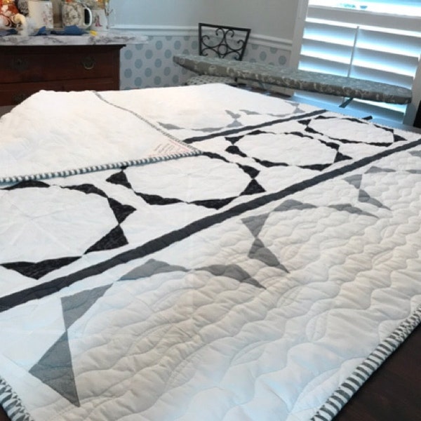 Woodshire Quilt Pattern - Digital Pdf - Pre-cut Friendly Pattern for ...