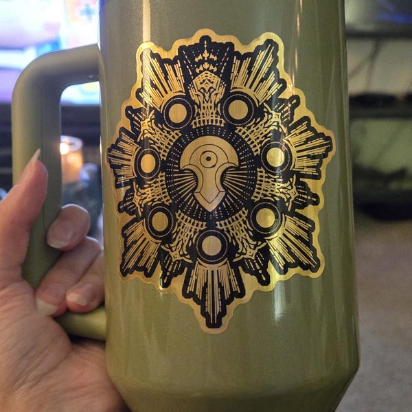 Final Fantasy XIV FFXIV Sticker - Azem Crystal Summoning Circle Decal ...