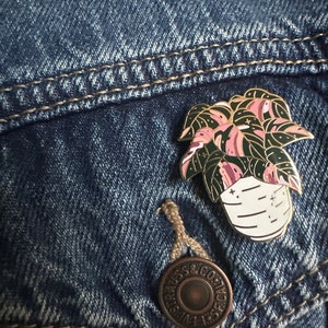 Hoya Splash Plant Enamel Pin Houseplant Enamel Pin Potted - Etsy
