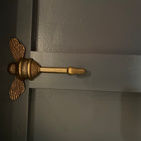 Brass Bee Coat Hook | Towel Hook | Wall Mounted Wall Hooks | Hooks for ...