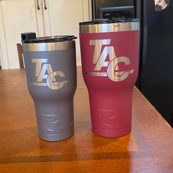 RTIC Customized 20 Oz Vacuum Sealed Engraved Tumbler | Personalized ...