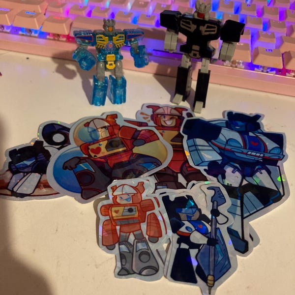 Transformers Stickers! Soundwave|blaster|jazz - Etsy