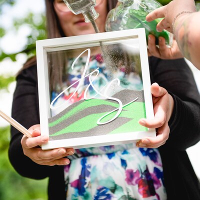 Wedding Sand Ceremony Photo Frame With Sand Unity Sand Ceremony With ...