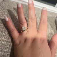 Double Chevron Ring, Minimalist Ring, Simple Ring, 14k Gold Flat ...