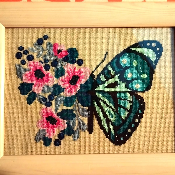 Germany Modern Cross Stitch Pattern, Nature Easy Counted Cross Stitch ...