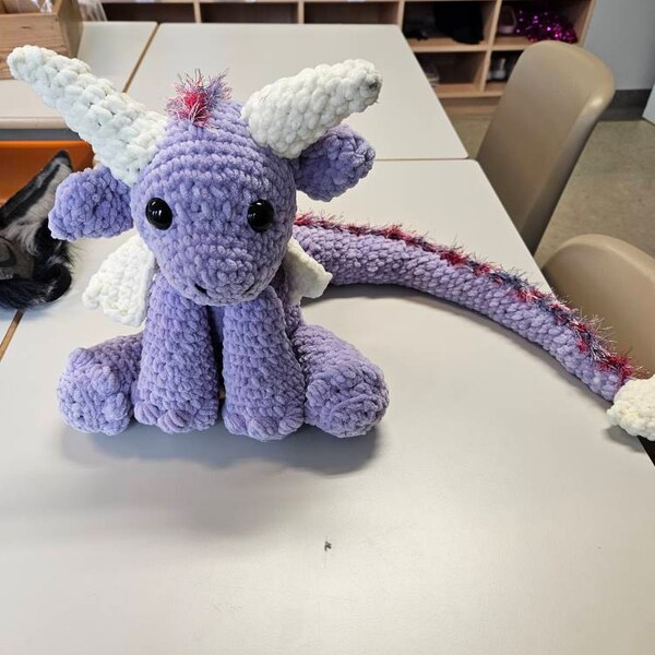 Baby Snuggle Dragon Crochet Pattern PDF, Crochet Dragon PATTERN ...