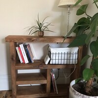 Rustic Handmade Bookcase/shelving - Etsy UK