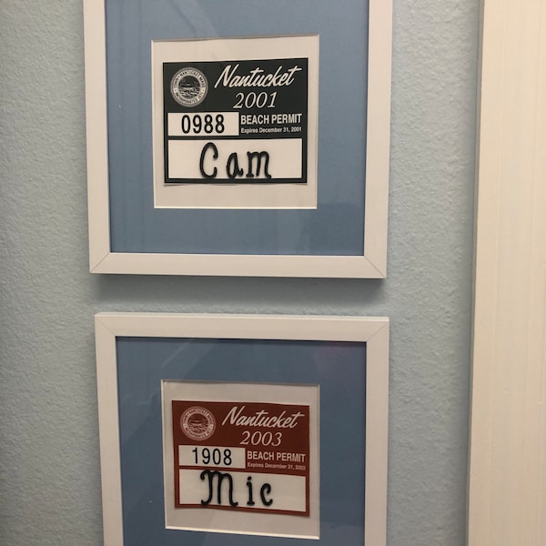 Nantucket Beach Permit Sticker Decal 2022 ACK - Etsy