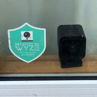 Nest Security Cam Badge/shield Static Window Cling outdoor Safe, Sticks ...