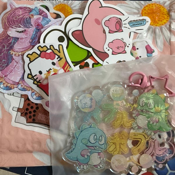 Vtuber / Pngtuber Asset Pack - Cage, Trashcan, Sticky Notes, and Glass ...