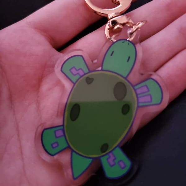 Turtle Virtual Pets / / 2.5 Inch Keychain - Etsy