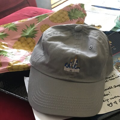 Disney World Cinderella Castle Baseball Dad Hat Custom Monogramming ...