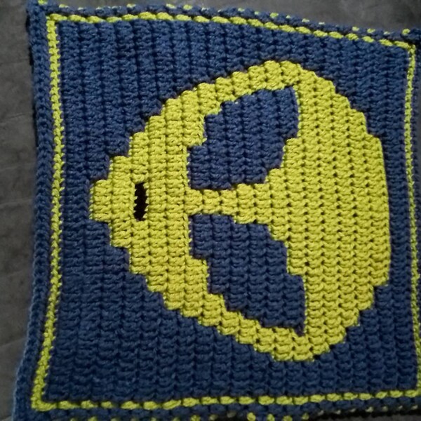 PDF PATTERN - "halloween - Eerie Alien" Mosaic Crochet Square - Etsy