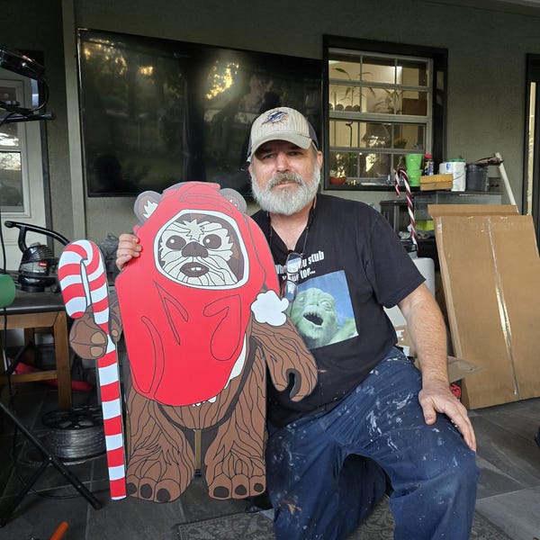 The Holiday EWOK OVERSIZED Cutout - Etsy