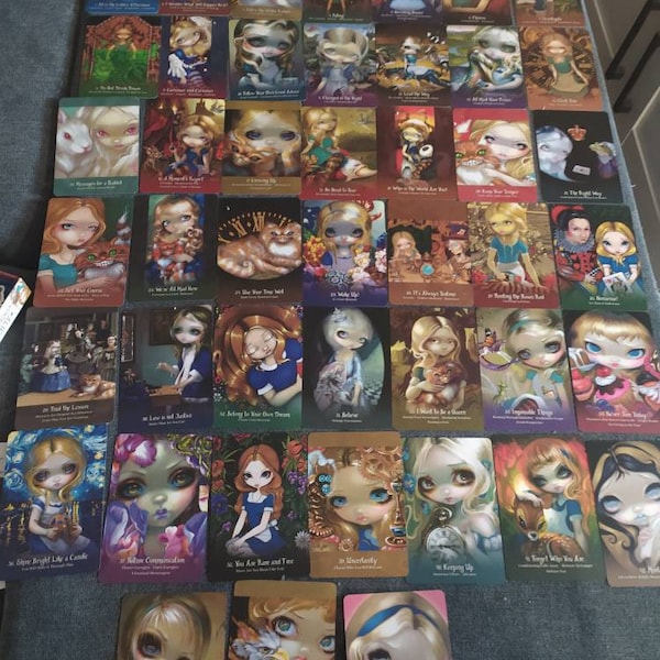 Alice: the Wonderland Oracle Card Deck and Physical Guidebook Set by ...