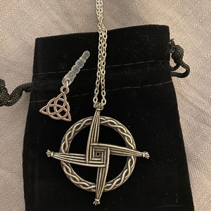 Celtic Pagan Morrigan Flying Crow Raven W Pentacle Dblsided W | Etsy