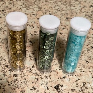 2mm Flat Round Sew on Sequins, Round Sequins, Bright Sequins, 3gms per ...
