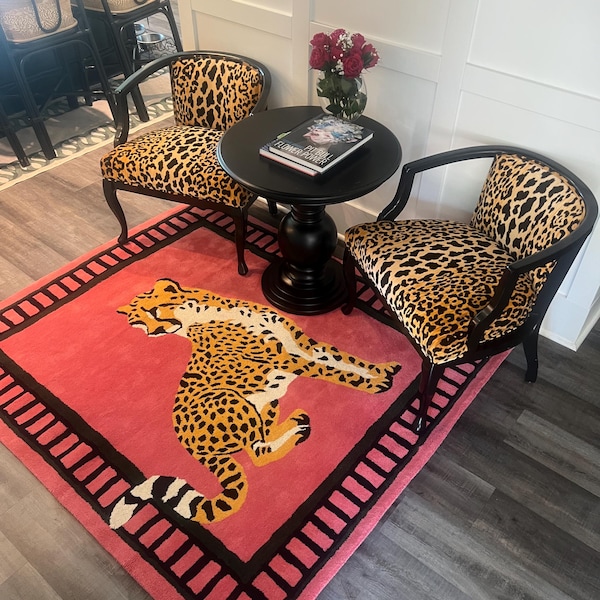 Scallop Shaped Flower Rug Hand Tufted Area Rugs for Living Room Bed ...