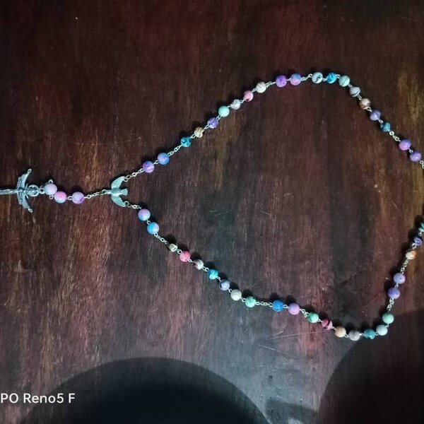 Holy Spirit Rosary Chaplet Holy Trinity Colorful Prayer Beads - Etsy