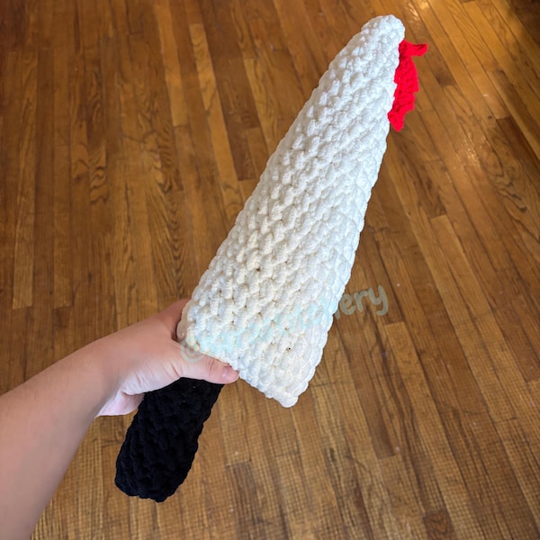 Chef Knife - PDF Crochet PATTERN, Ghost, Love, Horror, Blood, Knife ...