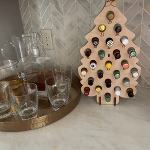 Adult Advent Tree Advent Christmas Decor Wine Calendar Christmas ...