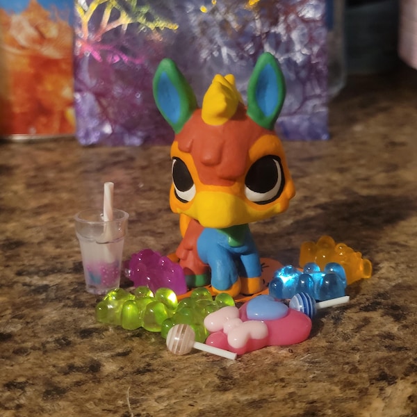 Anthro Littlest Pet Shop (LPS) Custom: Moon Goddess Calisto (sculpture ...
