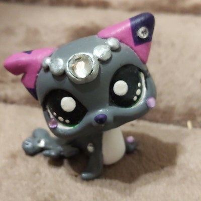 Ooak Lps Custom Hand Painted Angel Kitty - Etsy