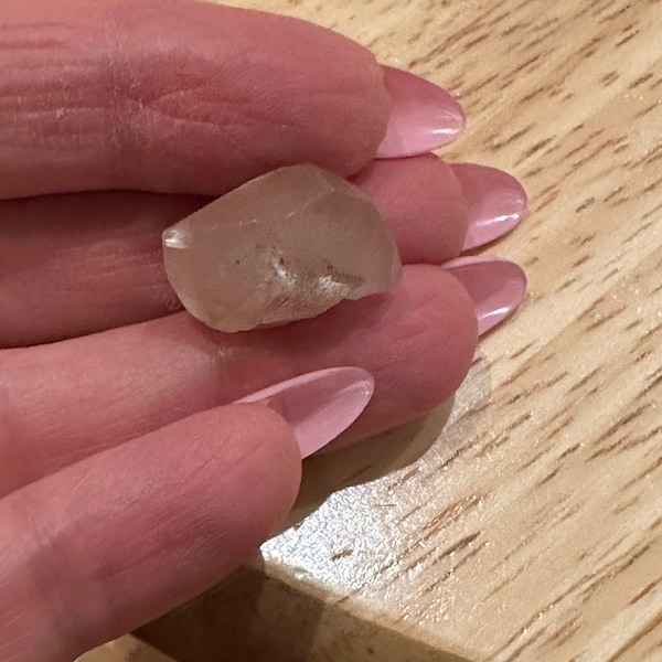 PINK Beta Quartz Crystal - RARE Crystal - Beta Quartz - Pink Beta ...