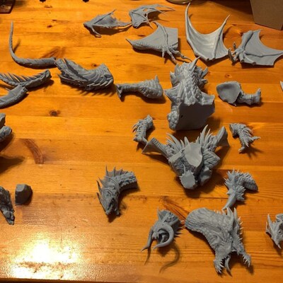 Akata Gnoll God Huge Miniature by Archvillain Games. - Etsy