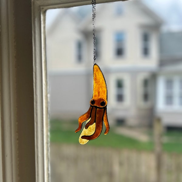 Banana Fused Glass Suncather. Kitchen Decor, Funny Wall Sun Catcher ...