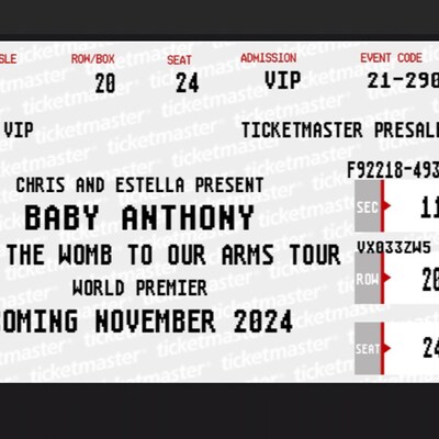 Custom Printable Concert Ticket, Digital Download - Etsy