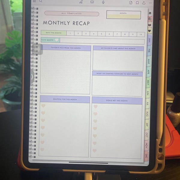 All in One ADHD Digital Planner for Goodnotes, iPad & Android. Adhd ...
