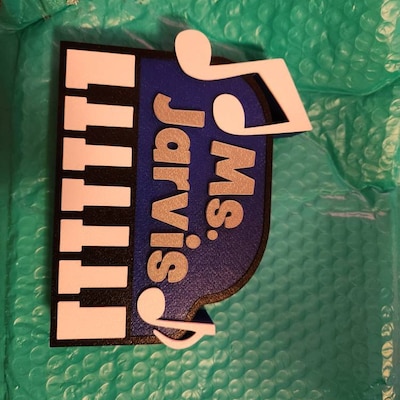 Music Name Sign 3D Printed Name Plate Music Teacher Gift Piano Teacher ...