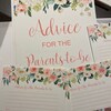 Baby Shower Advice for Parents to Be Advice Sign & Card - Etsy