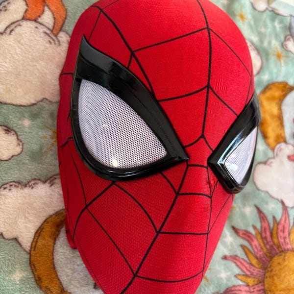 Black Spiderman Mask,tobey Maguire Spiderman Mask With Faceshell Lenses ...