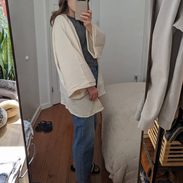 Gauze Muslin Pants |cotton Pants |wide Leg Pants | Muslin Maxi Pants ...