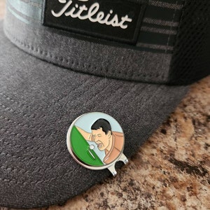 Happy Gilmore Golf Ball Marker With Magnetic Hat Clip Perfect Golf Gift ...