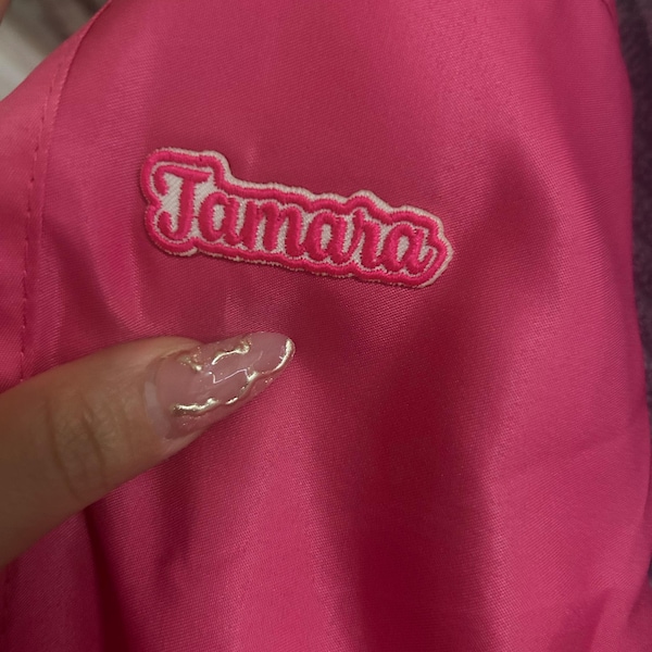 Custom Name Patch Embroidered, Colorful Custom Name Patches, Sew On ...