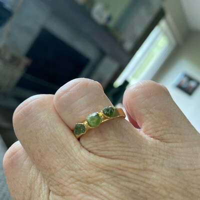 Orange Birthstone Topaz Ring November Birthday Gifts for - Etsy