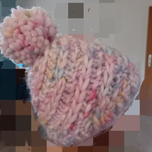 KNITTING PATTERN the Gales of November Hat, Super Bulky Knit Hat ...