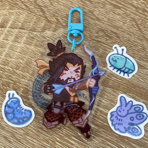 SHIPPING NOW! - Overwatch Acrylic Charms - Junkerqueen, Ramattra ...