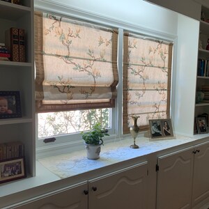 Right Angle Geometric Roman Shades Diy Roman Shade Kit - Etsy