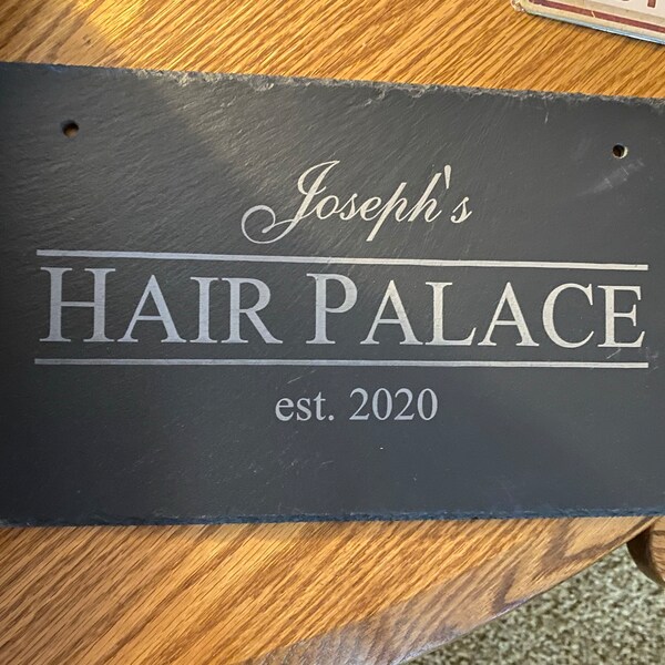 Rectangular Personalized Slate House Marker Sign Desgin - Two Sizes ...