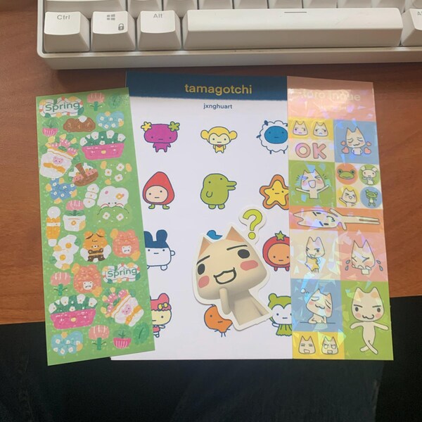 Toro Inoue Sony Playstation Cat Holographic Vinyl Sticker Sheet - for ...