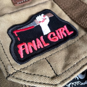 Final Girl Embroidered Patch (ver 1). Horror Movie Inspired Patches ...