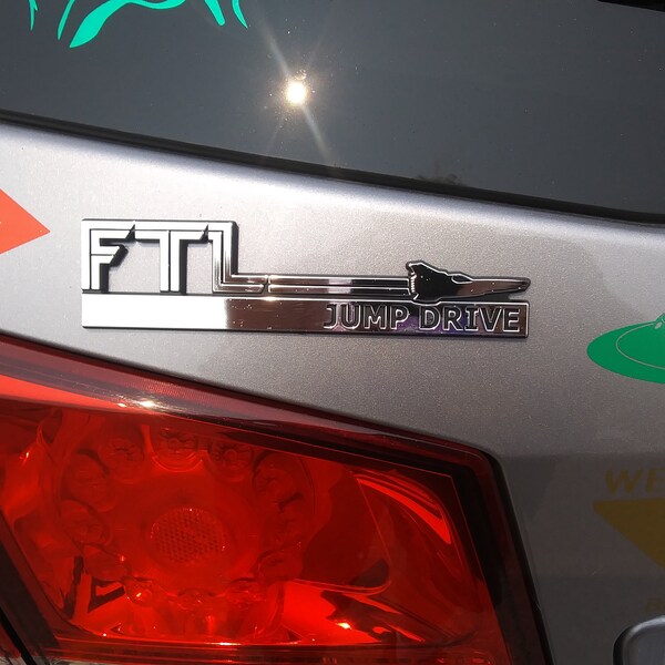 FTL Faster Than Light Jump Drive - Battlestar Galactica Car Emblem ...
